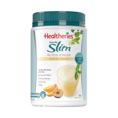 Healtheries Naturally Slim Protein Powder Tropical Flavour 500g - SPOIL ...