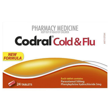 codral pe cold and flu 24 tablets - SPOIL.co.nz
