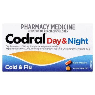 codral pe cold & flu day & night 24 tablets - SPOIL.co.nz