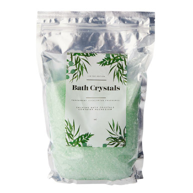 Bath Crystals Peppermint Eucalyptus 1kg - SPOIL.co.nz