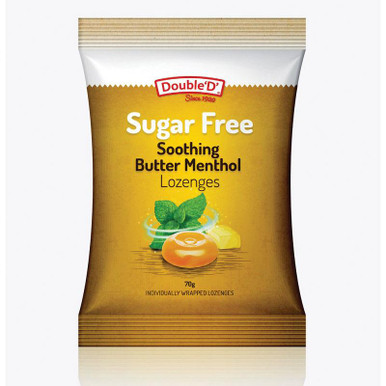 double d sugarfree butter menthol 70g - SPOIL.co.nz