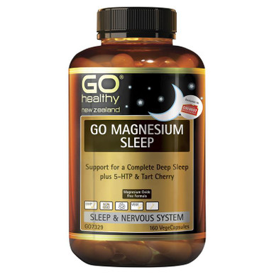 go healthy magnesium sleep 160 vegecapsules exclusive size - SPOIL.co.nz