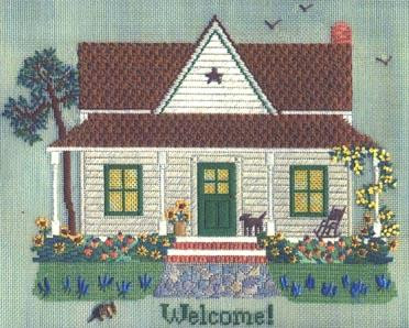 LONE STAR COTTAGE Laura J Perin Designs Counted Canvas Pattern - The ...
