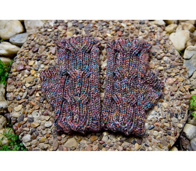 Knitting Pattern P-J-155 TREE TRUNK FINGERLESS GLOVE Jojoland - The ...