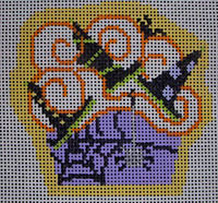 1001-10 Month Cupcakes Mesh Beth Gantz Designs - The NeedleArt Closet