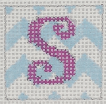 394 Chevron Square letter mesh Beth Gantz Designs Choose Letter And ...