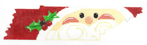 XO-206tn Tennessee State Shaped Santa 2 1/2 x 9 18 Mesh The Meredith ...
