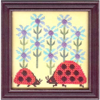 FSD-B06 Bug Off - Ladybug Love Finger Step Designs - The NeedleArt Closet