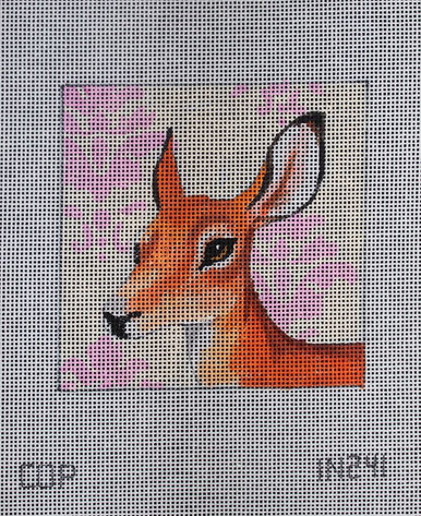 4 x 4 Square Insert IN241 deer 18 Mesh Colors of Praise - The NeedleArt ...