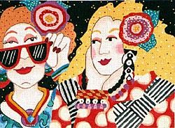 Maggie & Co. M-459 Combination Platter © Jerry Fenter 8 x 11” 18 Mesh ...