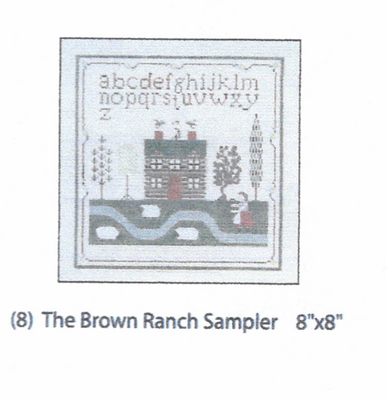 08 The Drawn Thread 08 Licensed by NeedleXpress The Brown Ranch Sampler ...