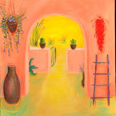 QRSSW17 Arch 12 x 11 18 Mesh Quail Run Designs - The NeedleArt Closet