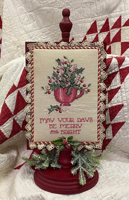 Peppermint & Holly by Sue Hillis Designs 20-2872 - The NeedleArt Closet
