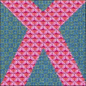 FSD-FLWX Letter - X Finger Step Designs - The NeedleArt Closet
