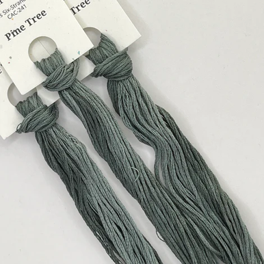 Hand Dyed Thread - Pine Tree Colour and Cotton - The NeedleArt Closet