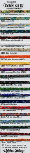 Rainbow Gallery Variegated Gold Rush 14 209 Brown Mix - The NeedleArt ...