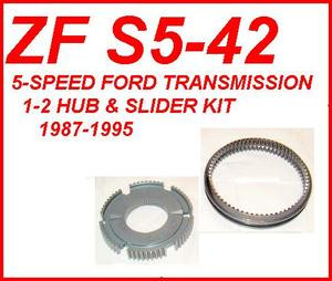 ZF S5-42 TRANSMISSION 1-2 HUB & SLIDER KIT FITS FORD F250 F350 ETC '87 ...