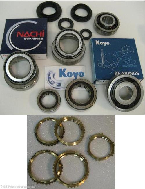 C50 TRANSMISSION REBUILD KIT WITH SYNCHRO RINGS FITS TOYOTA & CHEVY '83 ...