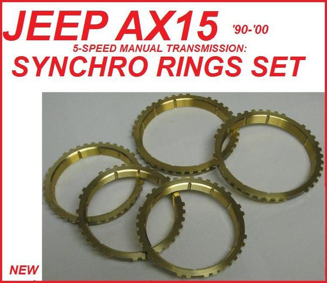 AX15 R151 R154 TRANSMISSION SYNCHRO RING SET FITS '85-'00 JEEP & TOYOTA ...