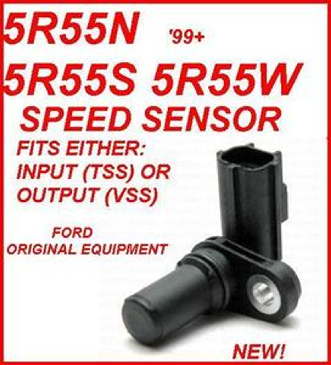 5R55N 5R55S 5R55W TRANSMISSION SPEED SENSOR FITS INPUT OR OUTPUT '99+ FORD & JAGUAR (XW4Z7H103AA ...