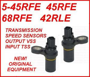 45RFE 5-45RFE 65RFE 66RFE 68RFE TRANSMISSION SPEED SENSOR SET FITS INPUT & OUTPUT '99+ MOPAR ...