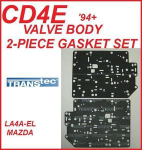 CD4E LA4A-EL TRANSMISSION VALVE BODY GASKETS 2-PIECE SET BY TRANSTEC ...