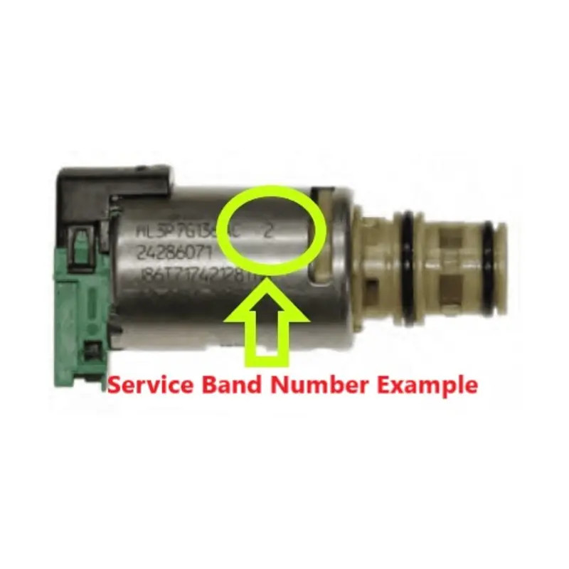 10R60 10R80 TRANSMISSION TORQUE CONVERTER CLUTCH SOLENOID with Service ...