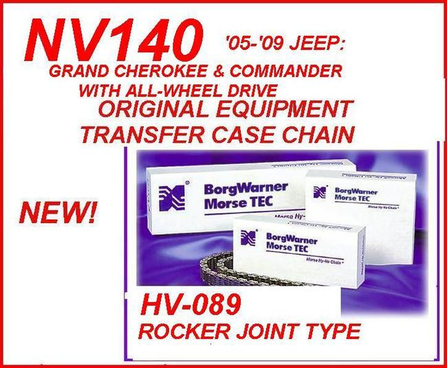 NV140 NV143 TRANSFER CASE CHAIN 1.25" WIDE FITS '05-'10 AWD JEEP GRAND ...