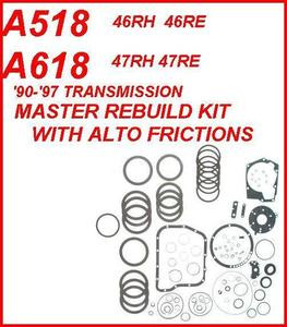 A518 46RH 46RE A618 47RH 47RE TRANSMISSION REBUILD KIT WITH ALTO ...