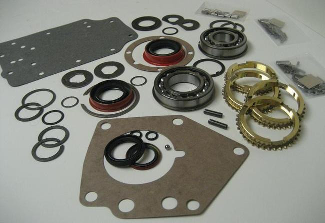 HEH TOPLOADER TRANSMISSION REBUILD KIT WITH SYNCHRO RINGS & HEAVY DUTY ...