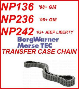 GM NP236 NP136 & JEEP NP242KJ TRANSFER CASE CHAIN 1" WIDE BORG-WARNER ...