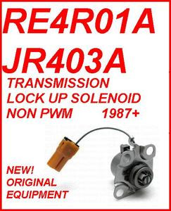 RE4R03A RE4R01A JR402E JR403E TRANSMISSION LOCK-UP SOLENOID FITS NISSAN ...