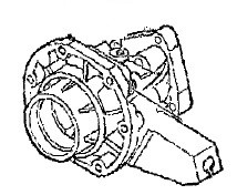 ZF S5-42 S5-47 S5-47M TRANSMISSION E- BRAKE DRUM HOUSING FITS FORD '87 ...