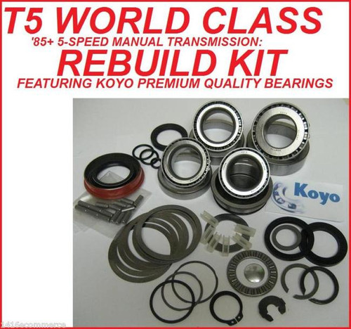 T5 WORLD CLASS TRANSMISSION REBUILD KIT FITS '85-'04 GM FORD HONDA ...