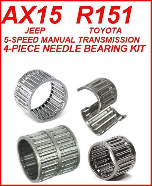 AX15 & R151 TRANSMISSION NEEDLE BEARING KIT 4-PIECE FITS JEEP DODGE ...