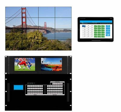 HDMI Matrix Switchers Up to 36 TVs with Video Walls