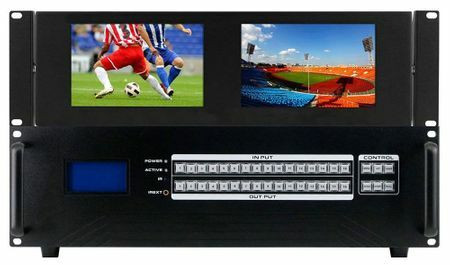 SDI Matrix Switchers with Video Wall Function in 16x16 Chassis