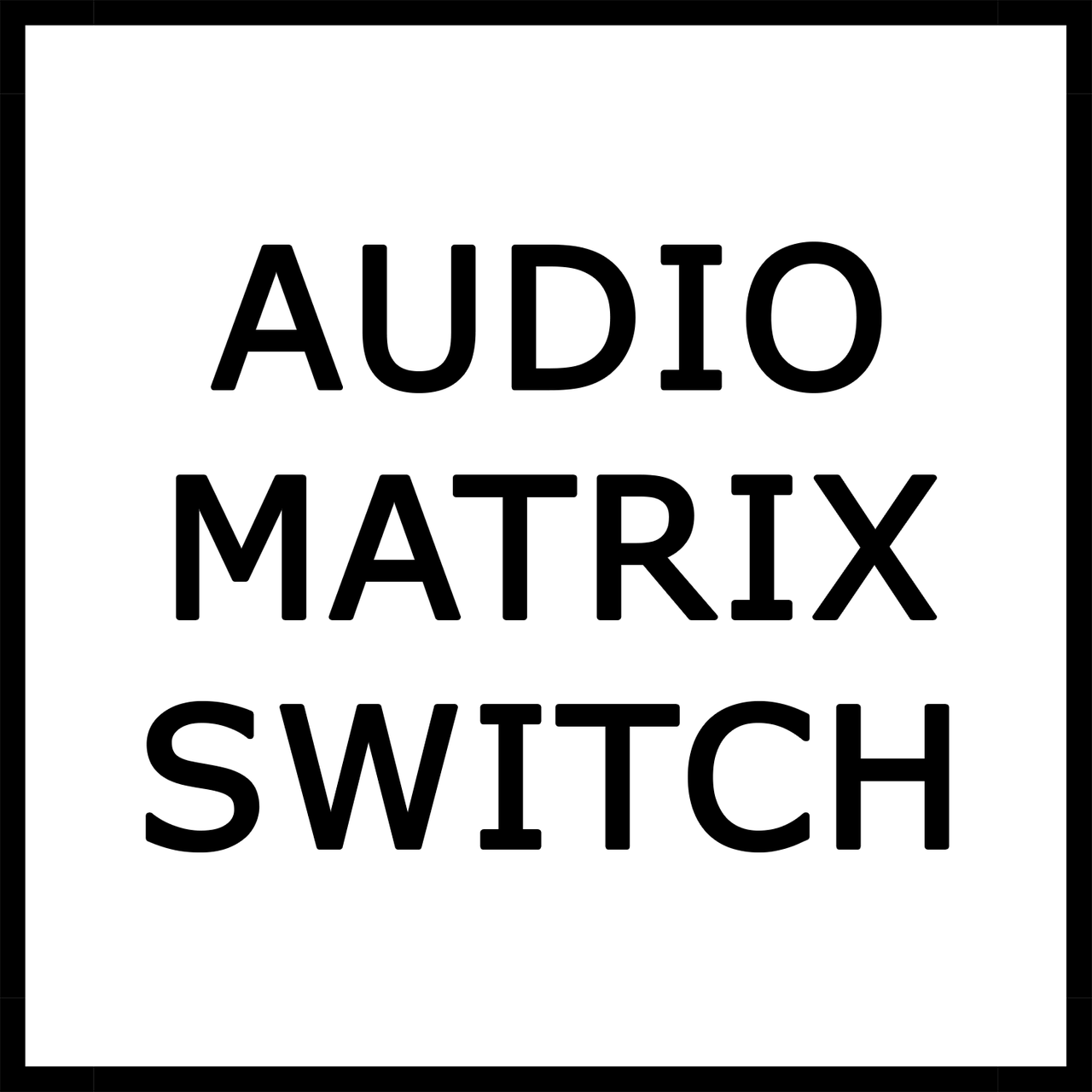 8x8 Stereo Audio Matrix Switcher Wolfpack