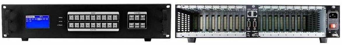 Pre-owned Empty 9x9 Modular Matrix Chassis, WolfPack