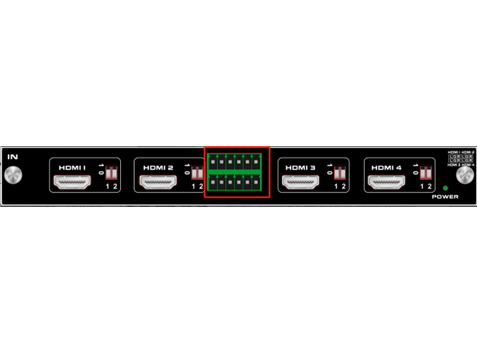 24x44 HDMI Matrix Switcher Over CAT6