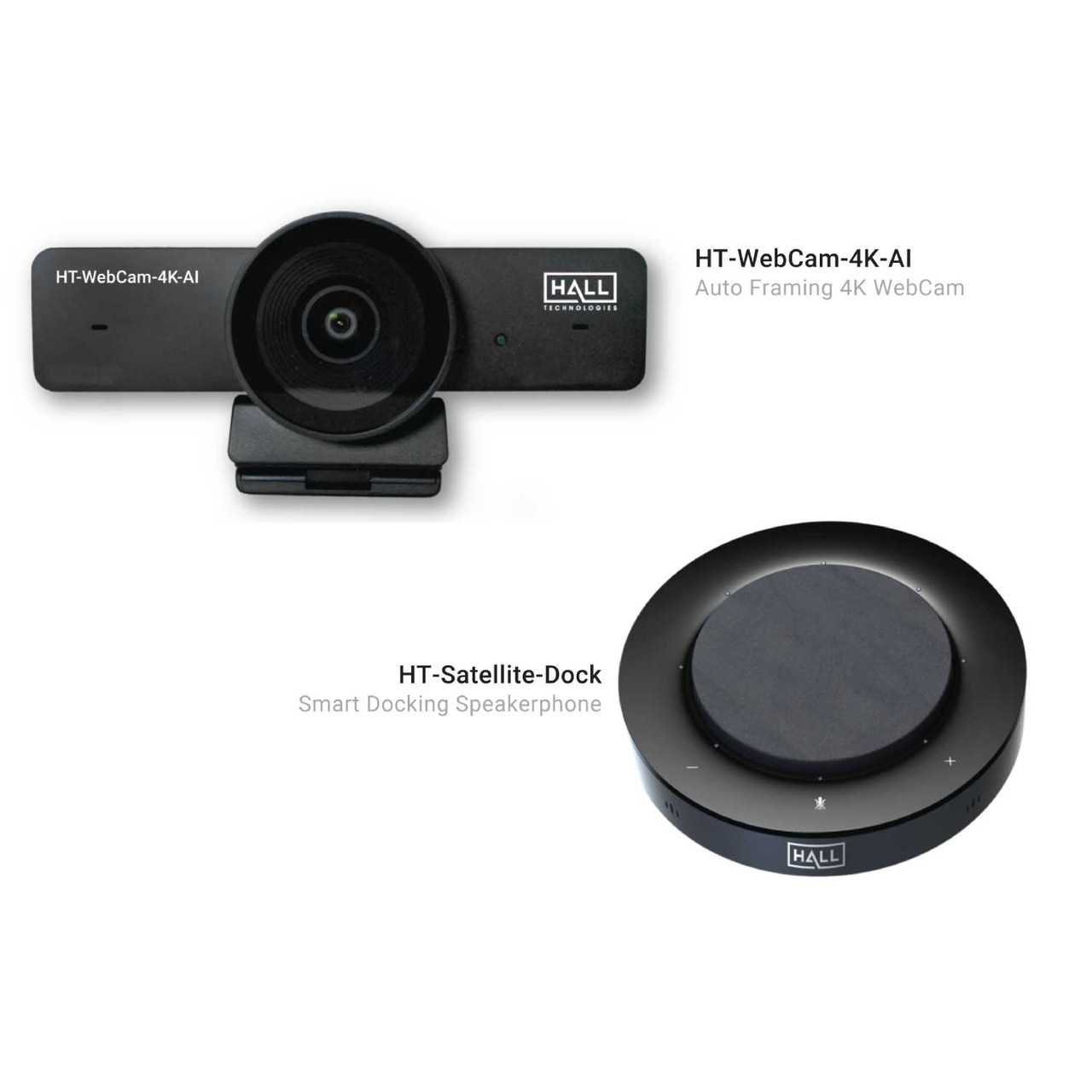 Hall Technologies HT-WFH-KIT Work for Home Kit 4K AI Camera ...