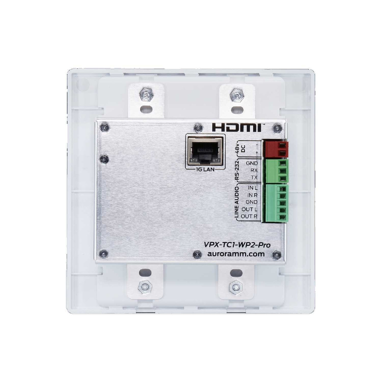 Aurora Multimedia VPX-TC1-WP2-Pro-W 4K60 4:4:4 1Gbps AV over IP Wall ...