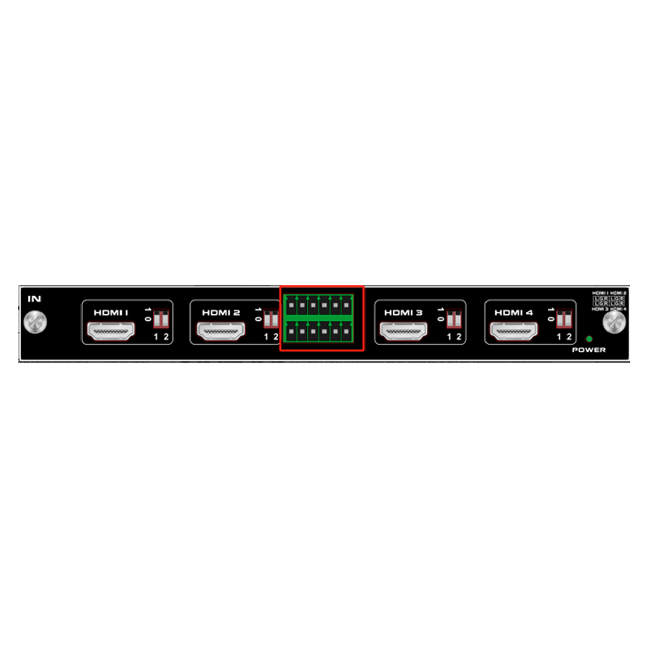 1080p 8x8 Modular HDMI Matrix Switcher w/HDMI In & Out and Video Wall ...