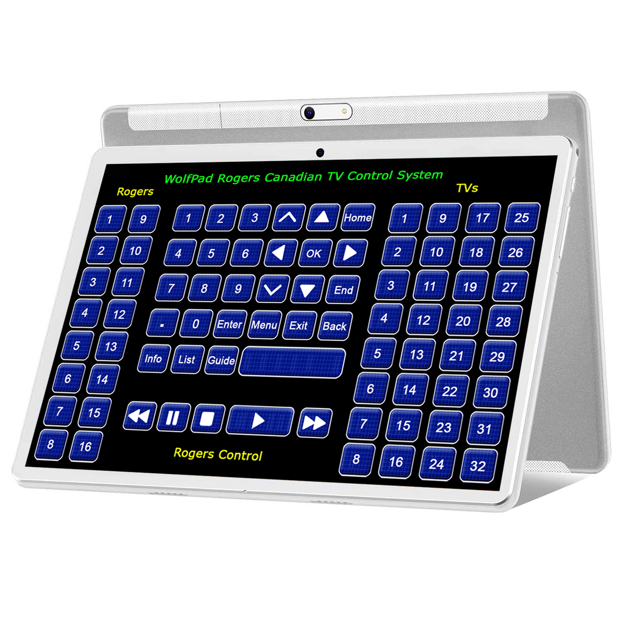 WolfPad Rogers Canadian Tablet TV Control System