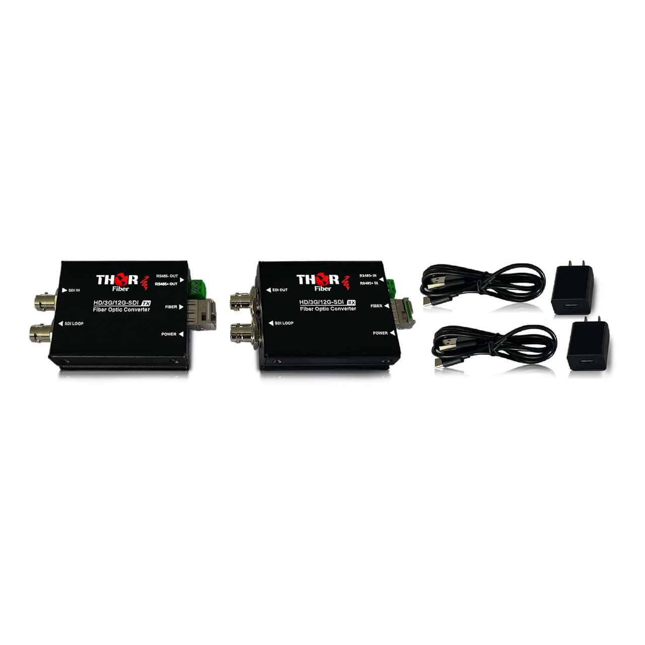 Thor Broadcast F-12G-SDI-D-TxRx SDI Fiber Extender for SD HD 3G & 4K ...