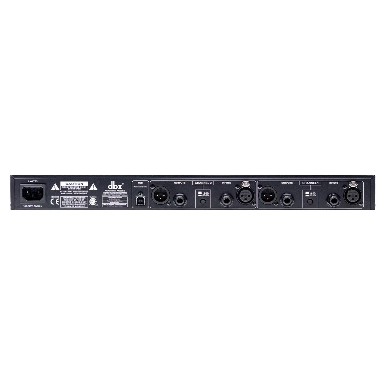 DBX DBXAFS2-V Advanced Feedback Suppression Processor with Full LCD Display