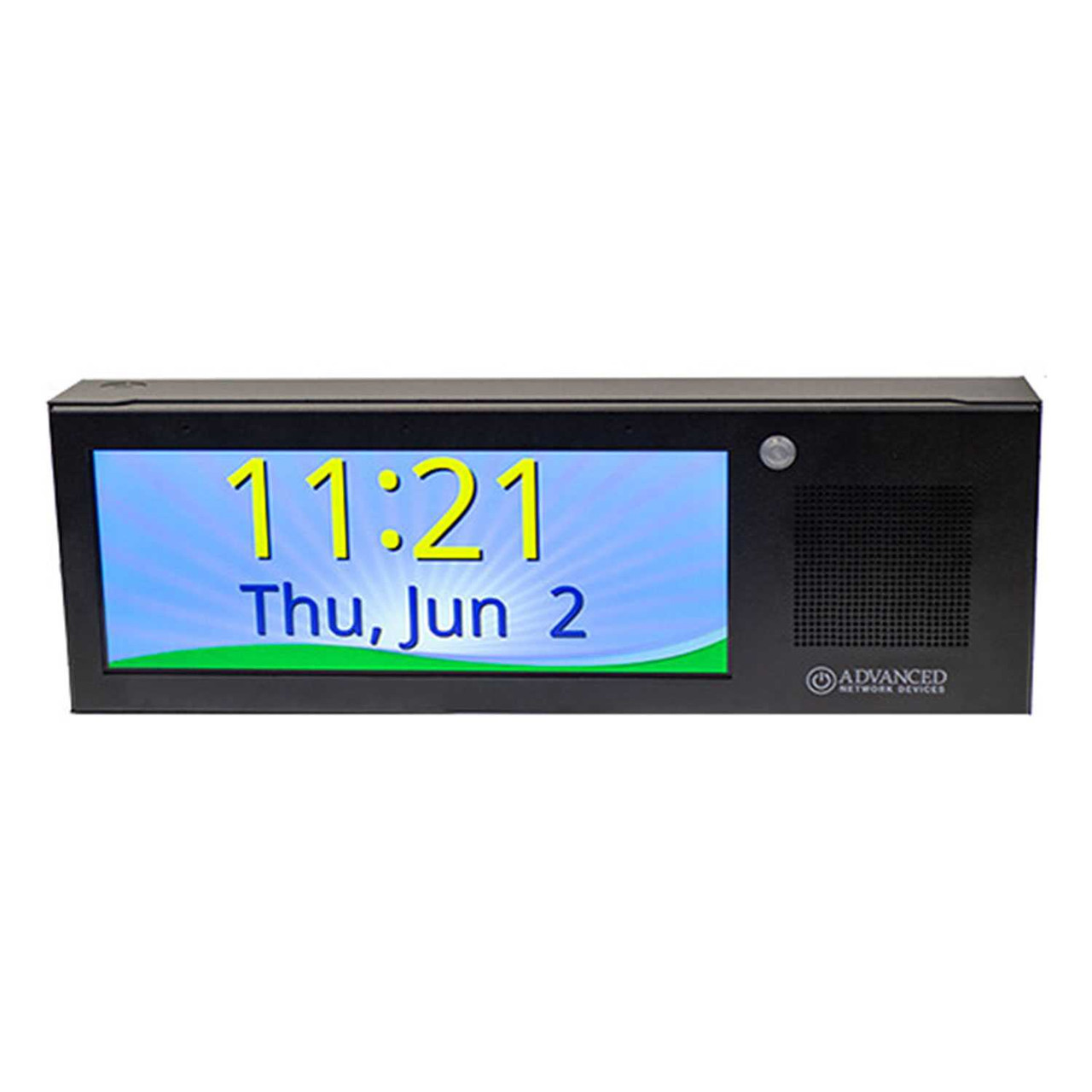 Advanced Network Devices IPCSHD-MB HD IP Clock Display (Matte Black)