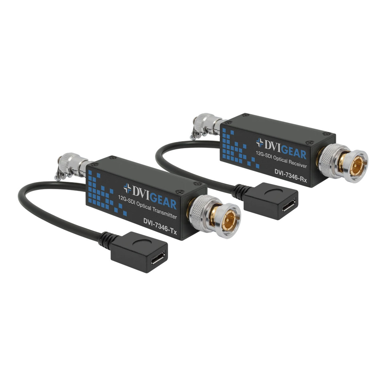 DVIGear DVI-7346 1x ST 12G-SDI Fiber Optic Extender
