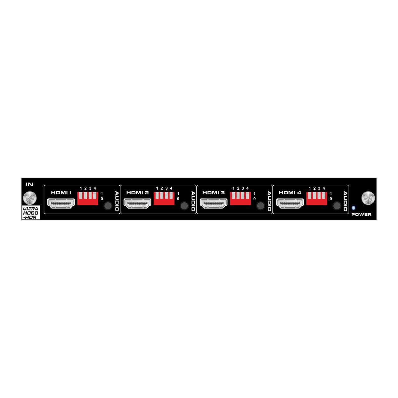 4K 60 20x32 HDMI Matrix Switch with a Video Wall