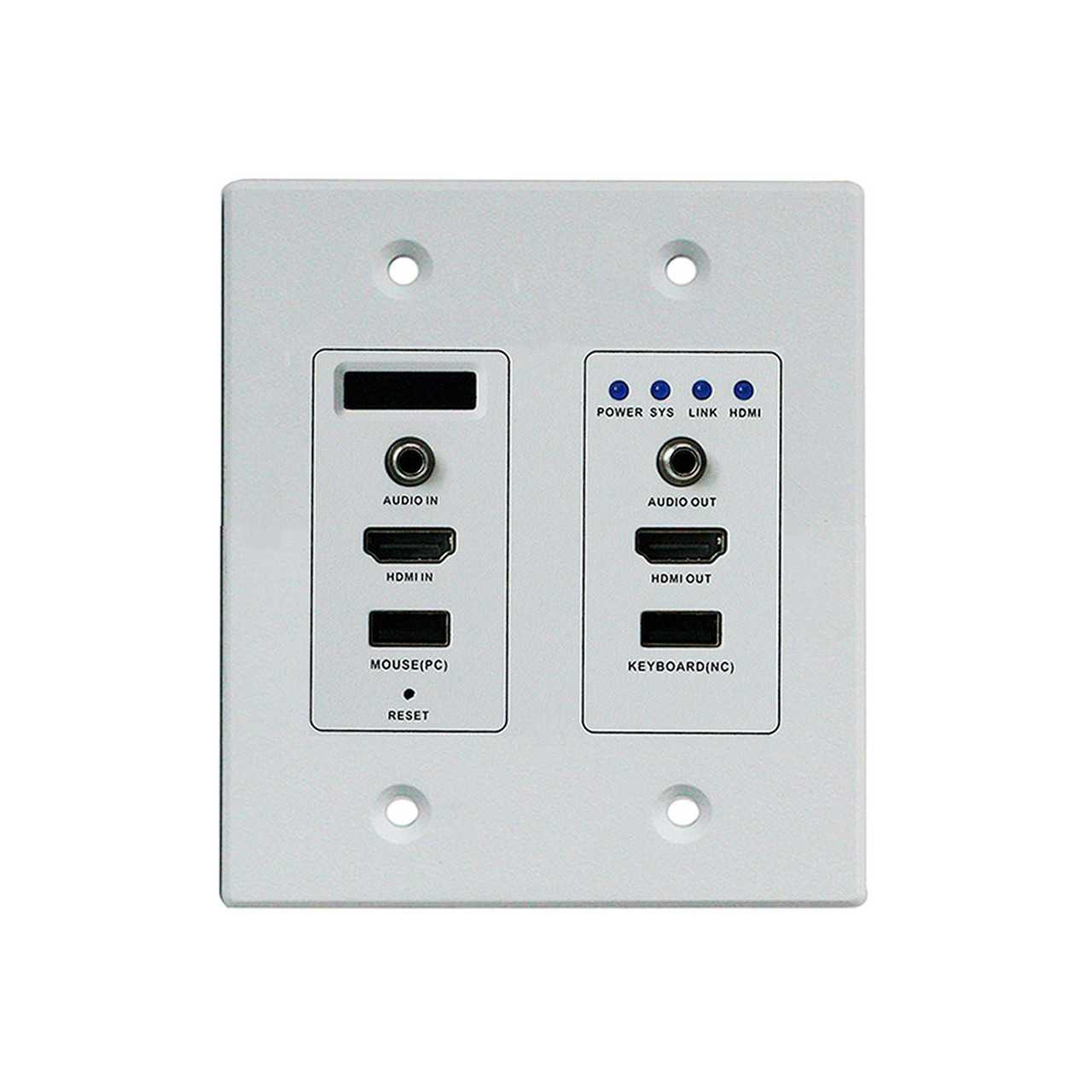 8x16 4K 30 Hz WallPlate AV Over IP Matrix Switcher w/Video Wall ...